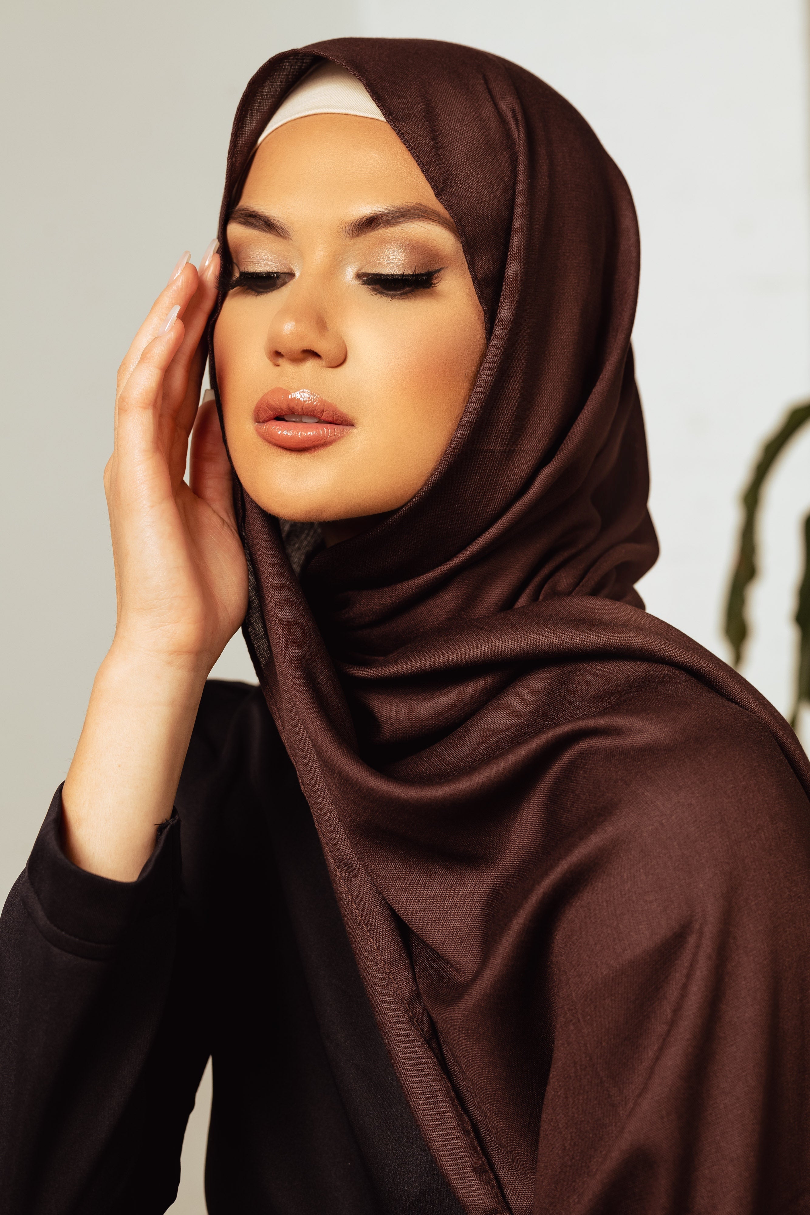 Toffee Premium Demure Modal Headscarf – SOFINAS