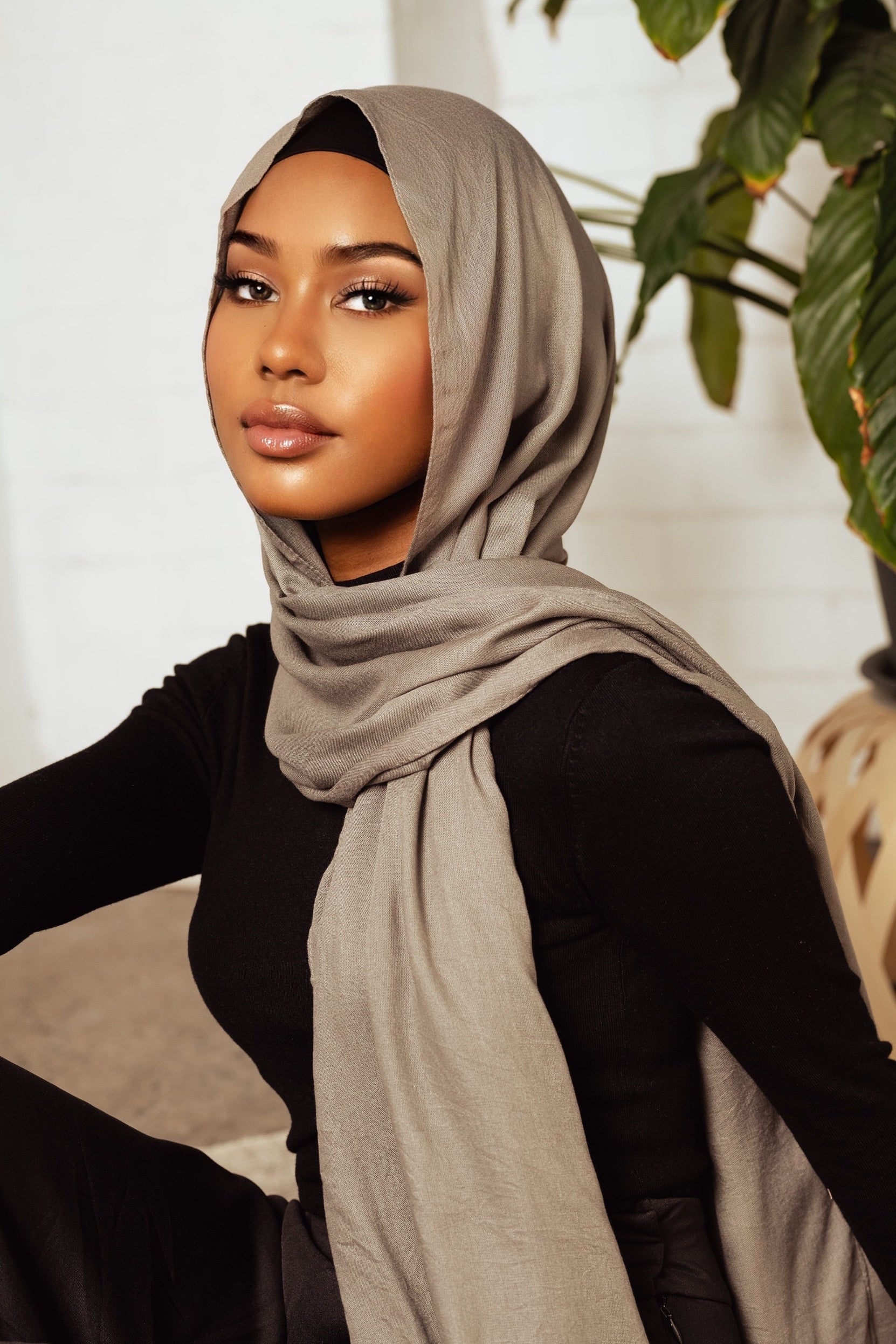 Stone Premium Demure Modal Headscarf – SOFINAS